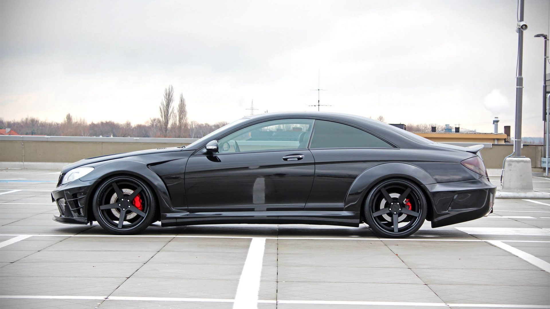 PD Black Edition AMG Rear Trunk Spoiler for Mercedes CL C216 - M&D ...