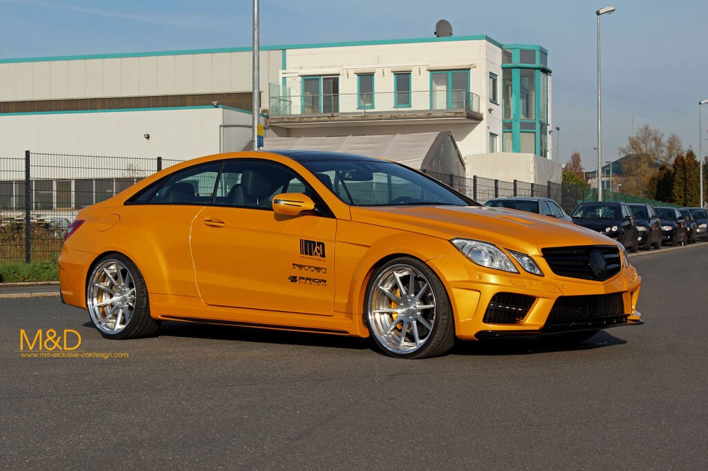 Mercedes E-Coupe 500 C207 Tuning | Black Edition Widebody Aerodynamic ...