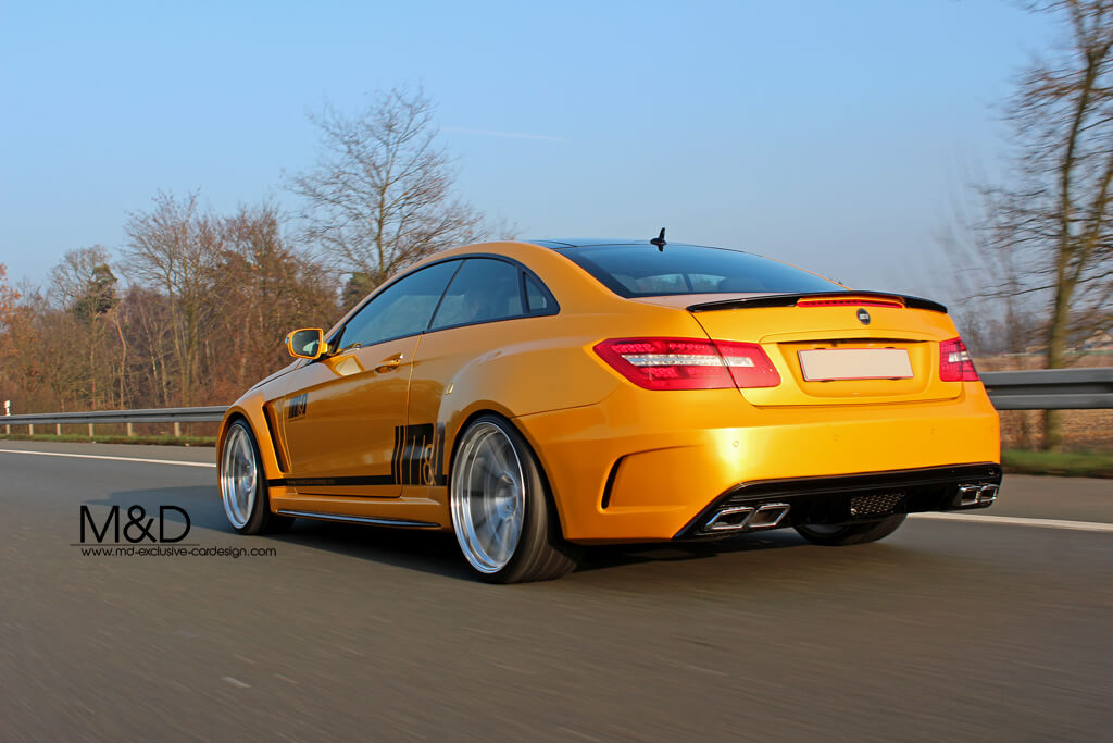 Mercedes E-Coupe 500 C207 Tuning | Black Edition Widebody Aerodynamic ...
