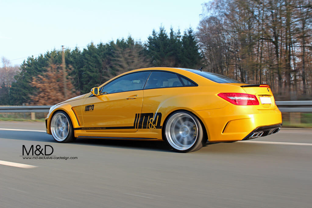 Mercedes E-Coupe 500 C207 Tuning | Black Edition Widebody Aerodynamic ...