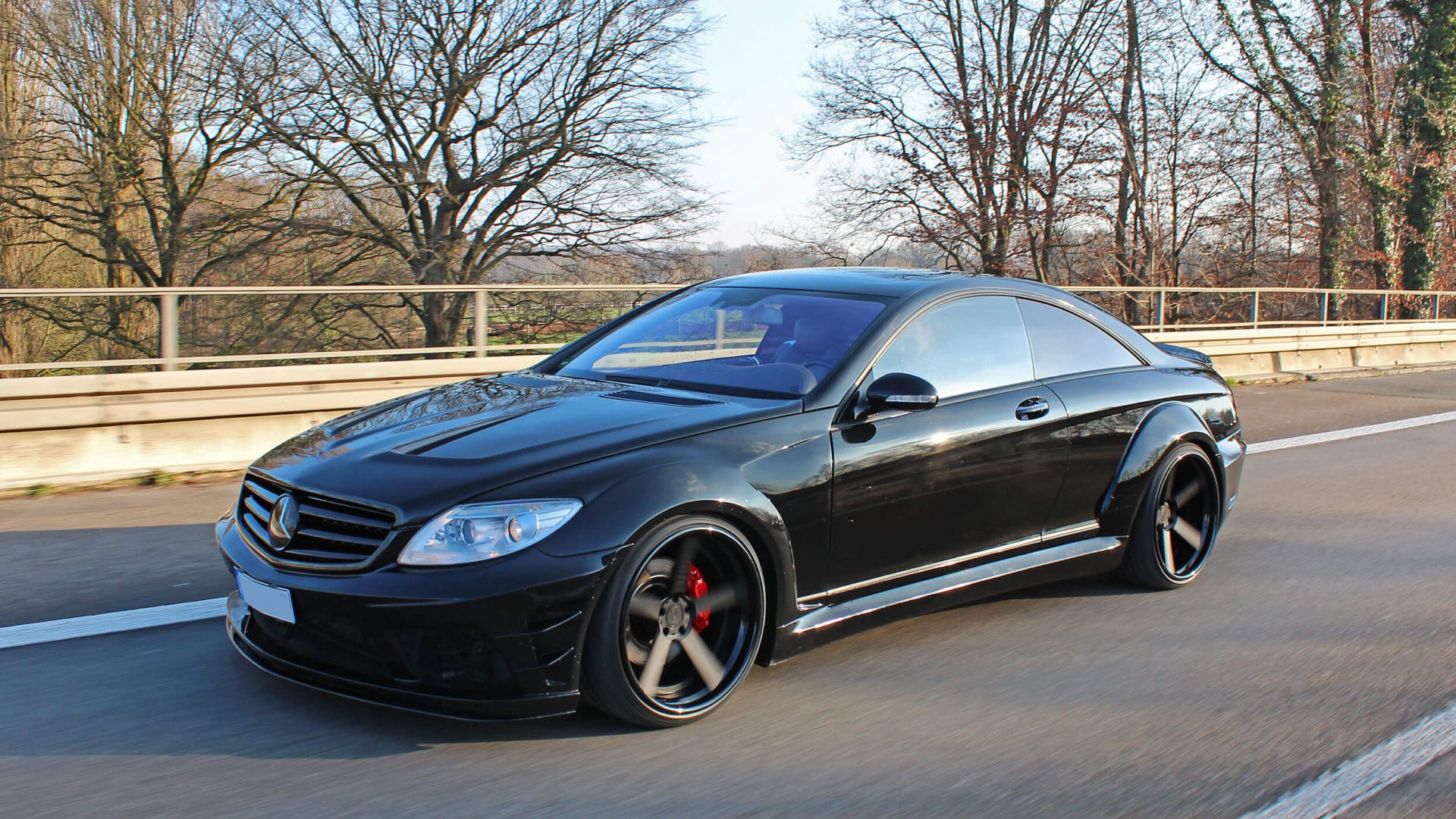 PD Black Edition AMG Rear Trunk Spoiler for Mercedes CL C216 - M&D ...