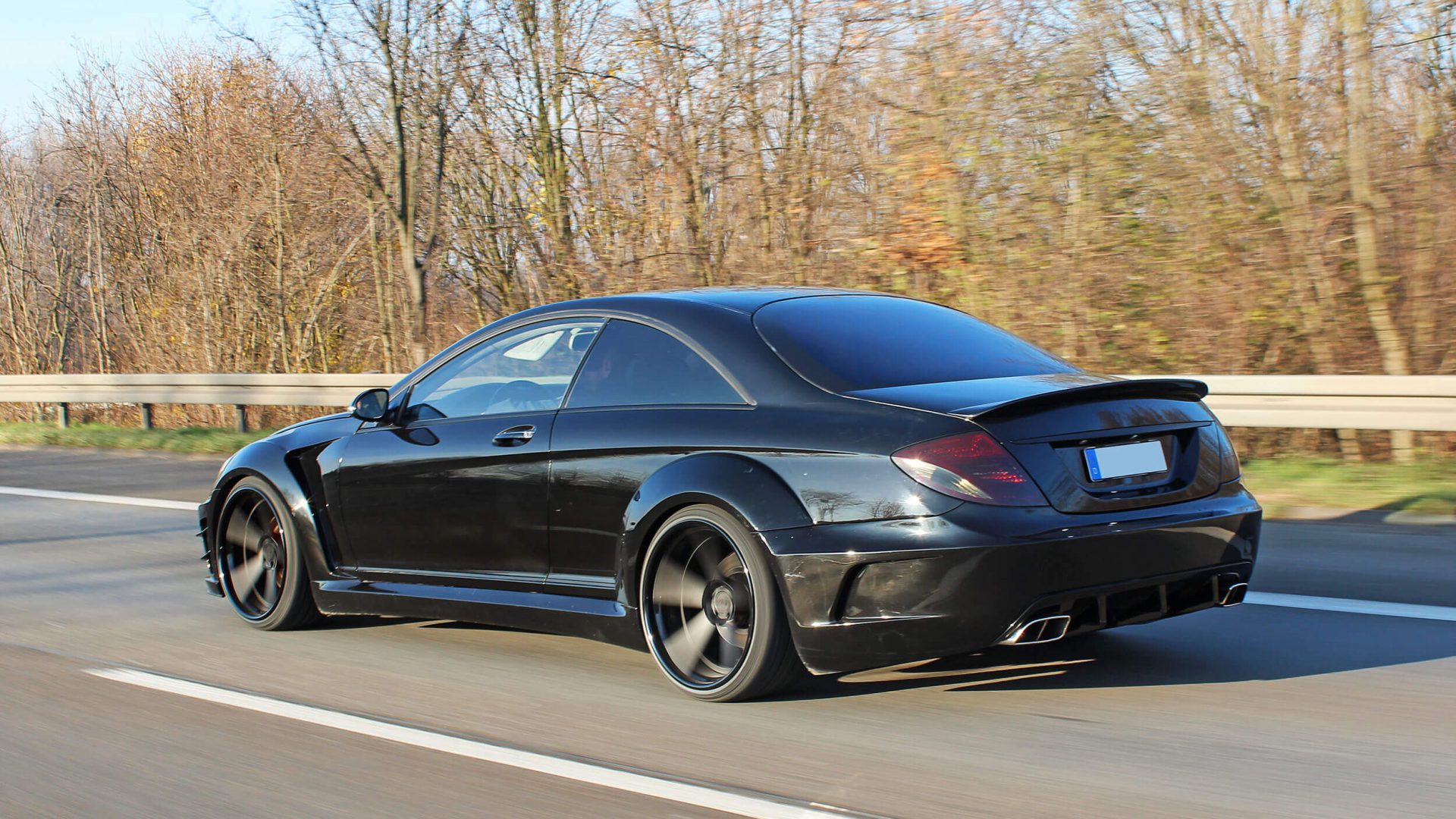 PD Black Edition AMG Rear Trunk Spoiler for Mercedes CL C216 - M&D ...