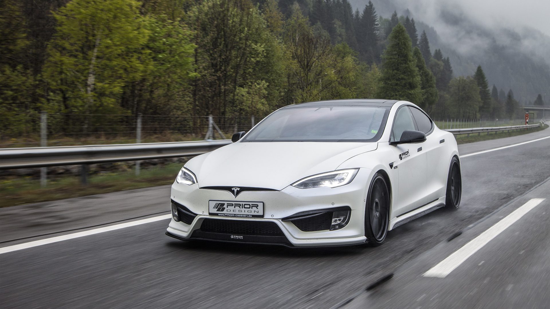 Tesla Model S P100d 2016 Tuning Pd S1000 Aerodynamik Kit Mandd Exclusive Cardesign